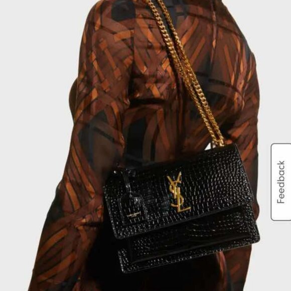 Yves Saint Laurent | Bags | Sunset Large Ysl Crossbody Bag In ...